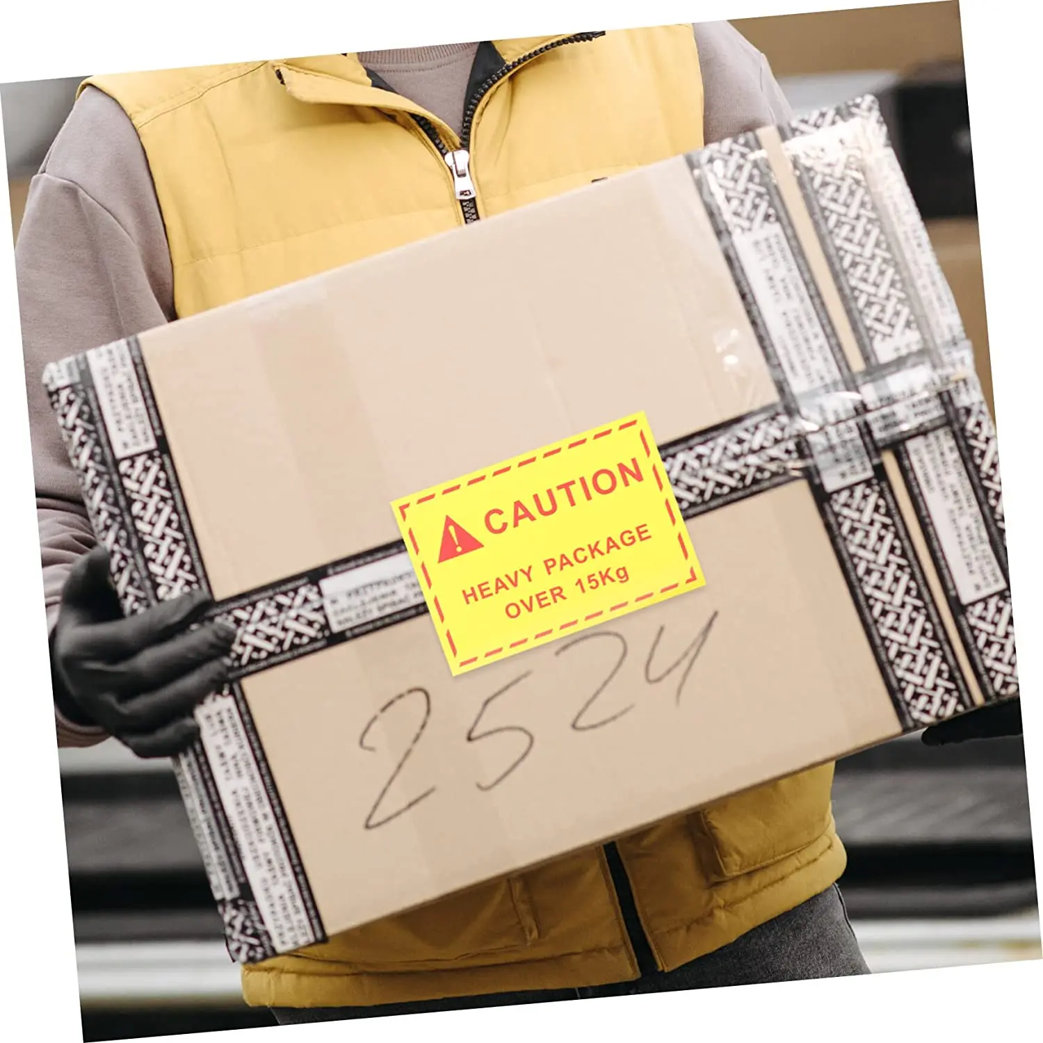 Overweight Warning Stickers Stickers Warning Decals Adhesive Shipping ...