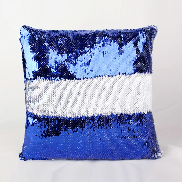 New Sequined Magic Color Sublimation Pillow Case 40*40CM Customized ...