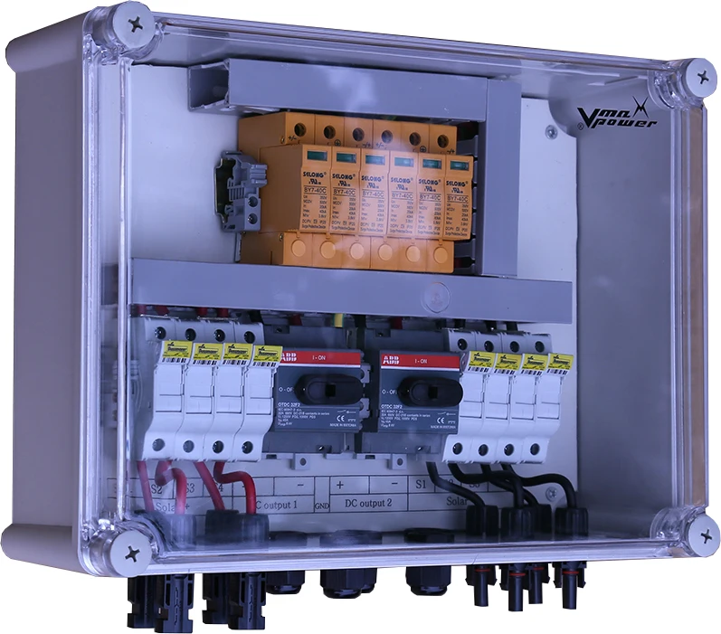 Vmaxpower Pv Dc Combiner Box,2in1out,8in1out,16in1out,Ip65 Waterproof ...