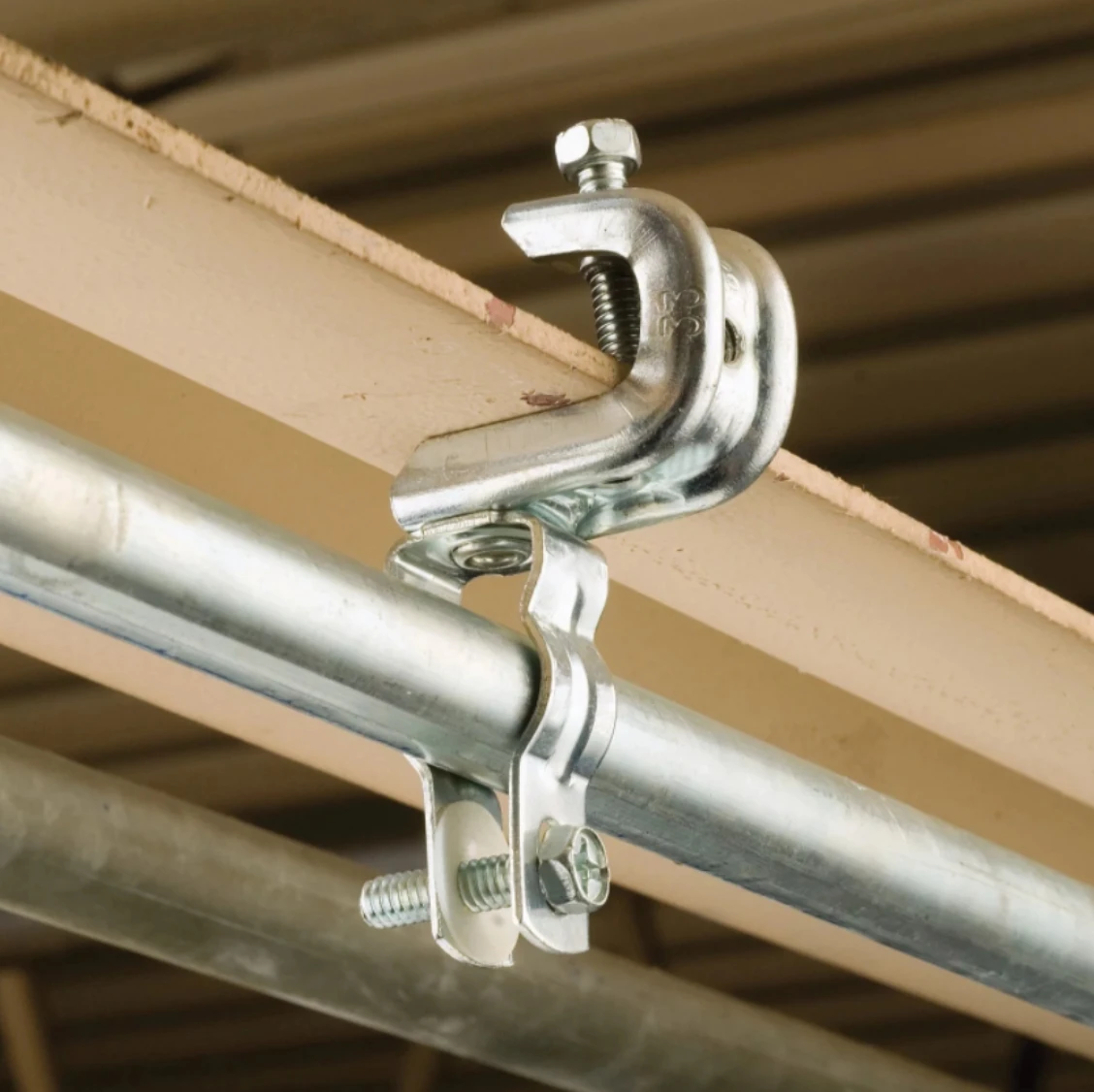 Conduit Hanger with Steel Beam Clamp Assembly - HZMCHBC