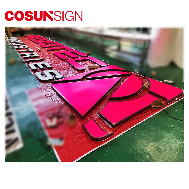 Cosun Sign Energy Saving Plexiglass Large Outdoor Led Sign - Buy ...