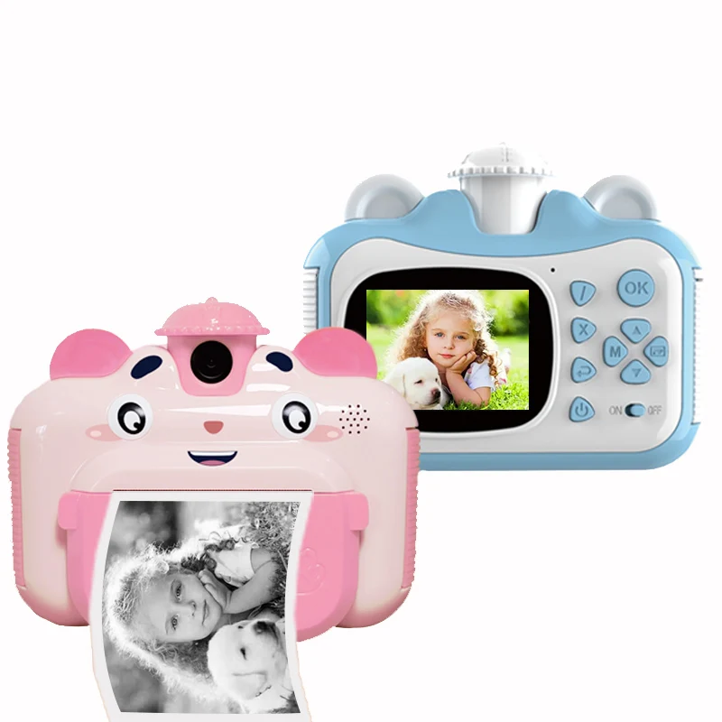 Kids Instant Print Camera For Baby Boys Girls 1080p Hd Mini Camera With ...