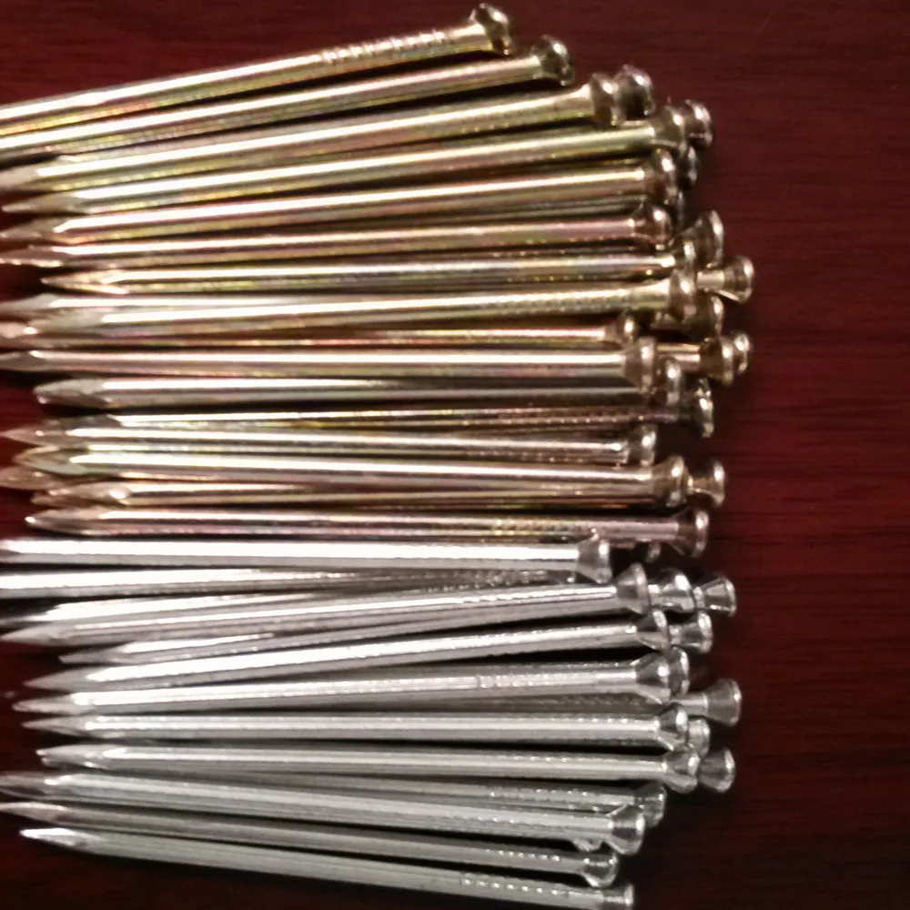 Concrete Nails Hardened Steel Electro Galvanized Construction Material ...