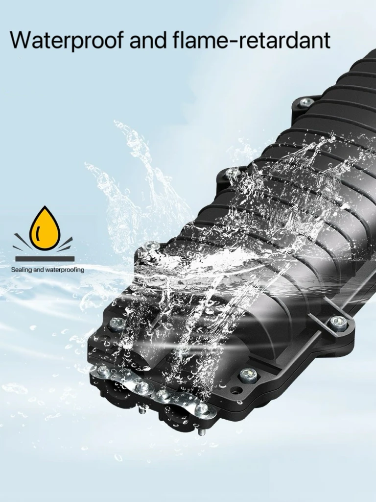 Fiber Optic Cable Splice Box 12 48 96 144 Core Large D Small D Splice ...