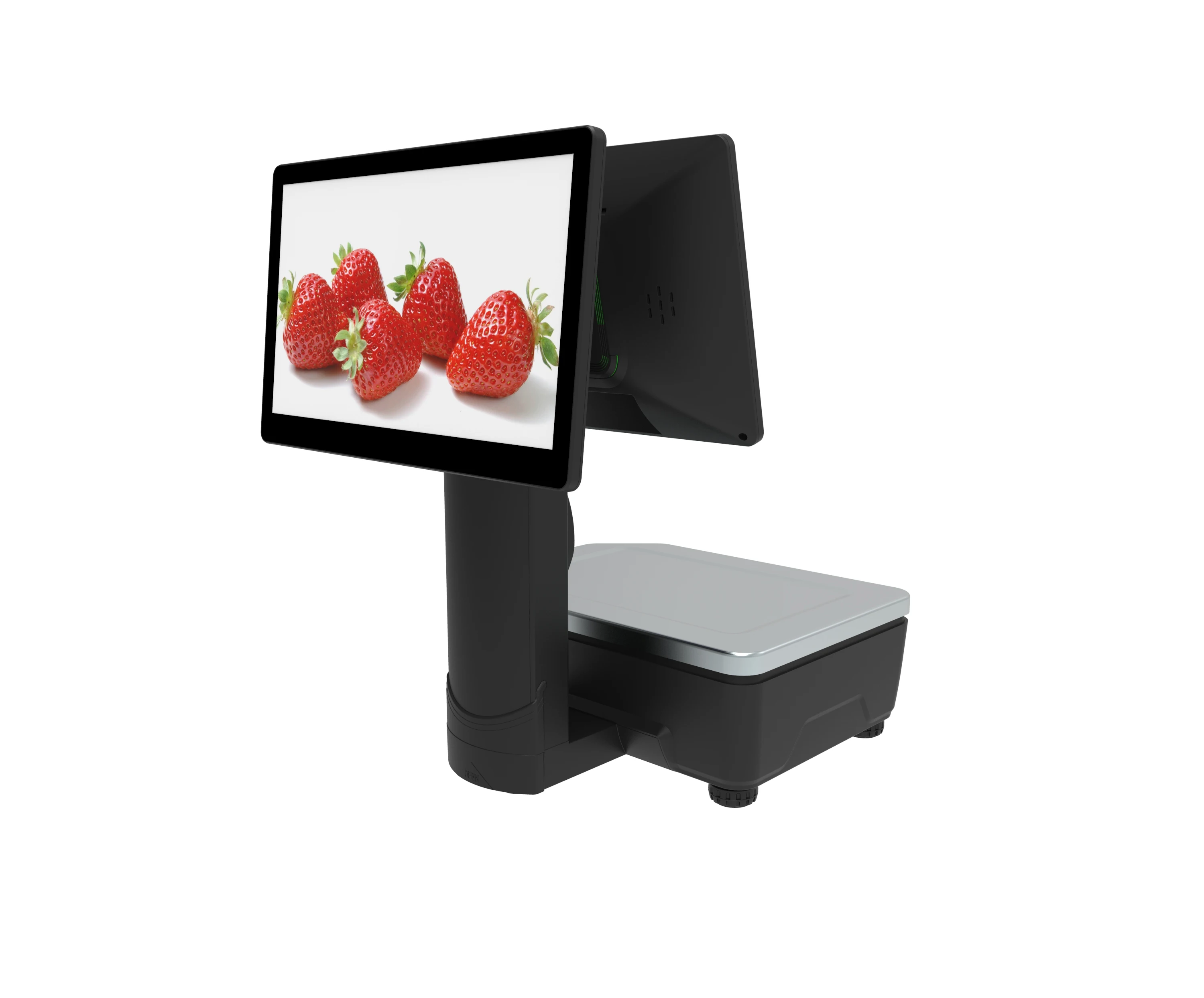 LongFly 15.6 Touch Screen Label Weighing Scale Ai Android Cash Register ...