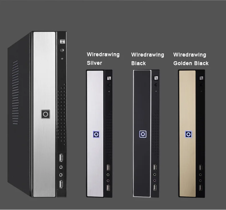 Home Theater Desktop Gaming Horizontal Computer Micro Atx Pc Case - Buy ...