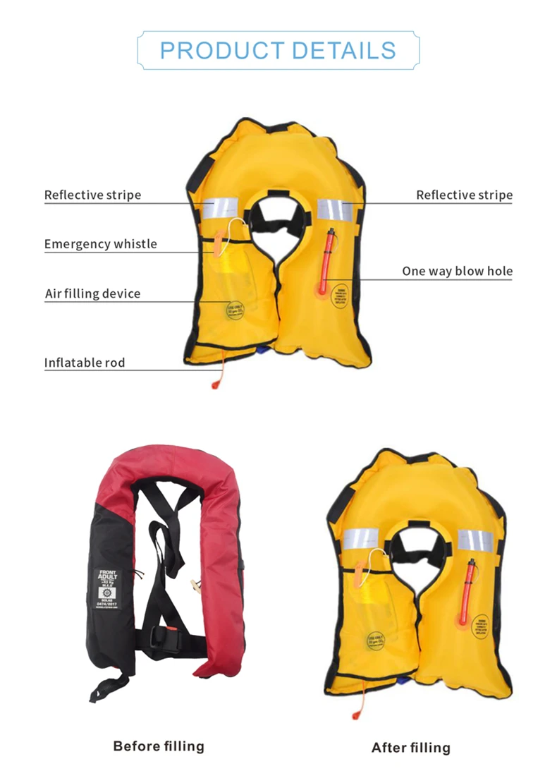 Solas Approved Ec/med Certified Automatic /manual Inflatable Life ...