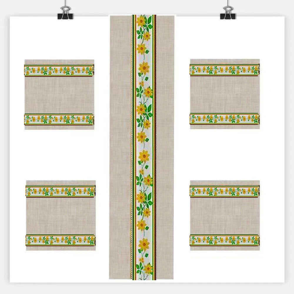 Traditional Ethiopian Eritrean Habesha Dining Placemat Printing Saba ...