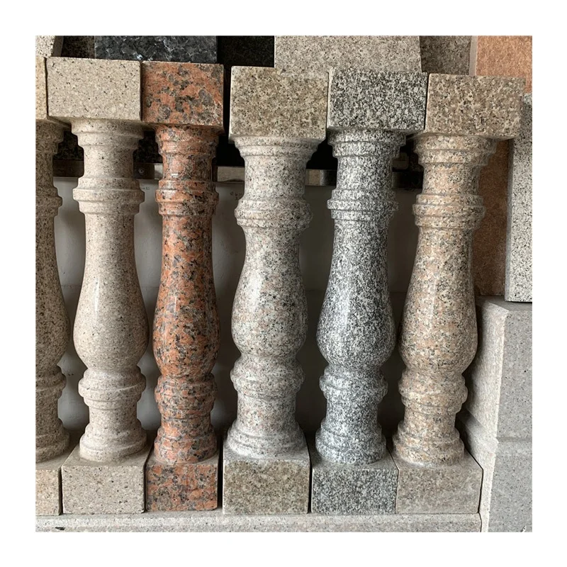 Polished Outdoor Granite Stair Balustrade For Safety - Oem | Wholesale