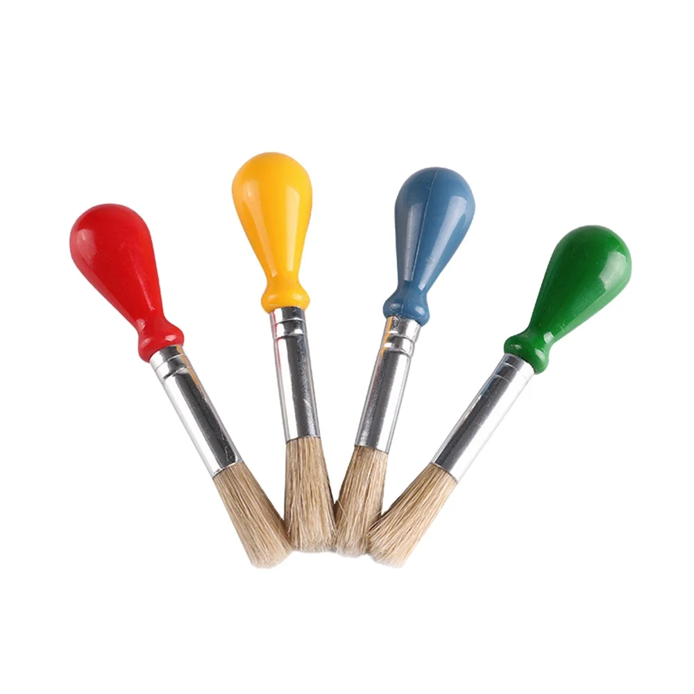 Kuas Cat Air untuk Anak-anak, Kuas Cat Rambut Bulu Menggambar Cat Air ...