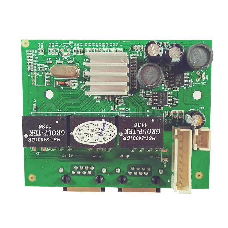 Mini 2 Port Network Switch 10/100/1000mbps Rj45 And 1* 8pin Header Port ...