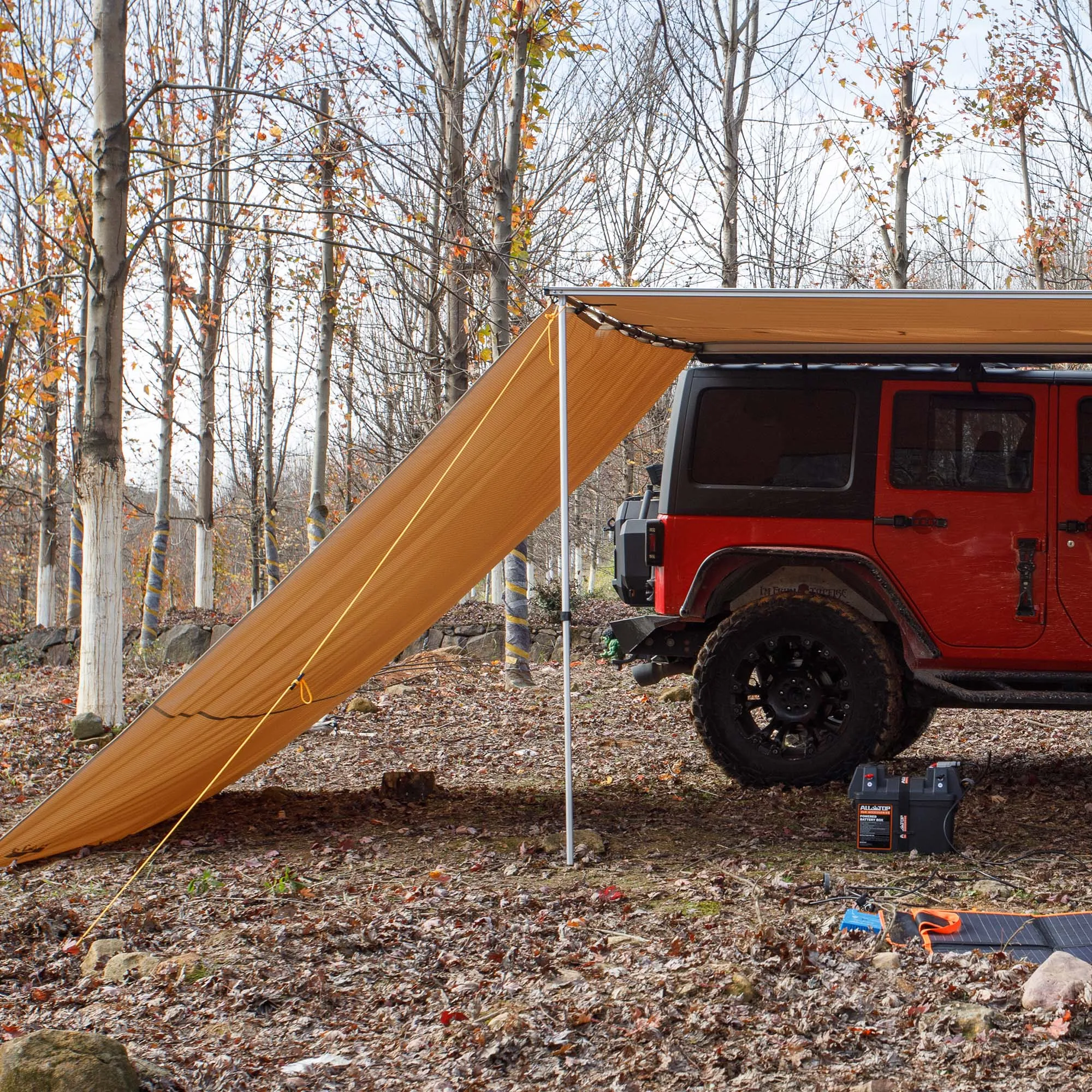 Waterproof Car Camping Side Tent Easy Assemble Side Sunshade Awning ...