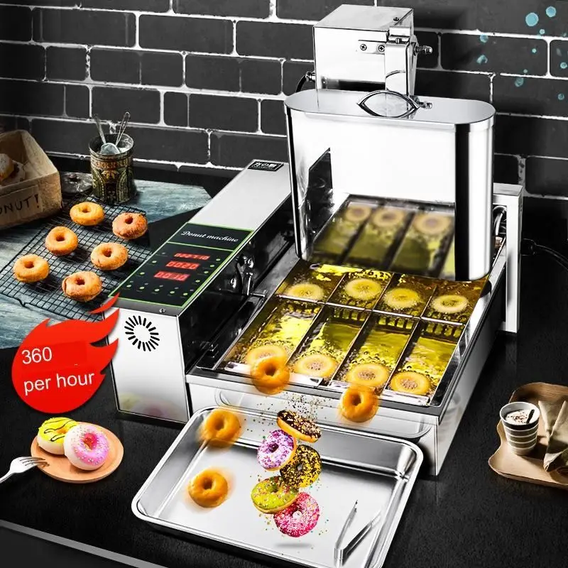 Mini Donut Making Machine Voltage Can Be Customized Production Size 30 ...