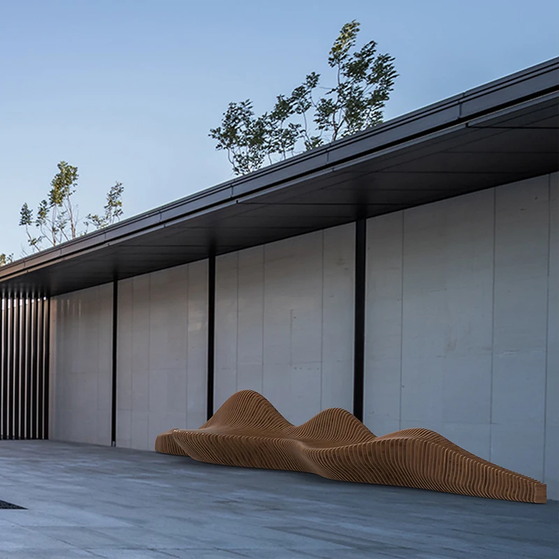 Wood Parametric Chair - Modern Design for Indoor & Outdoor