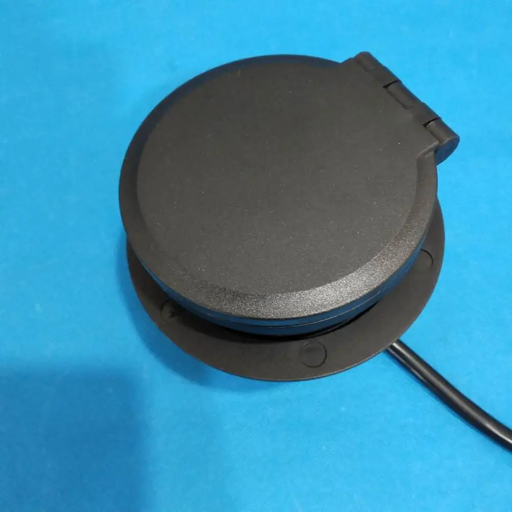 80mm Hole Size Desktop Power Socket with 1 European Power