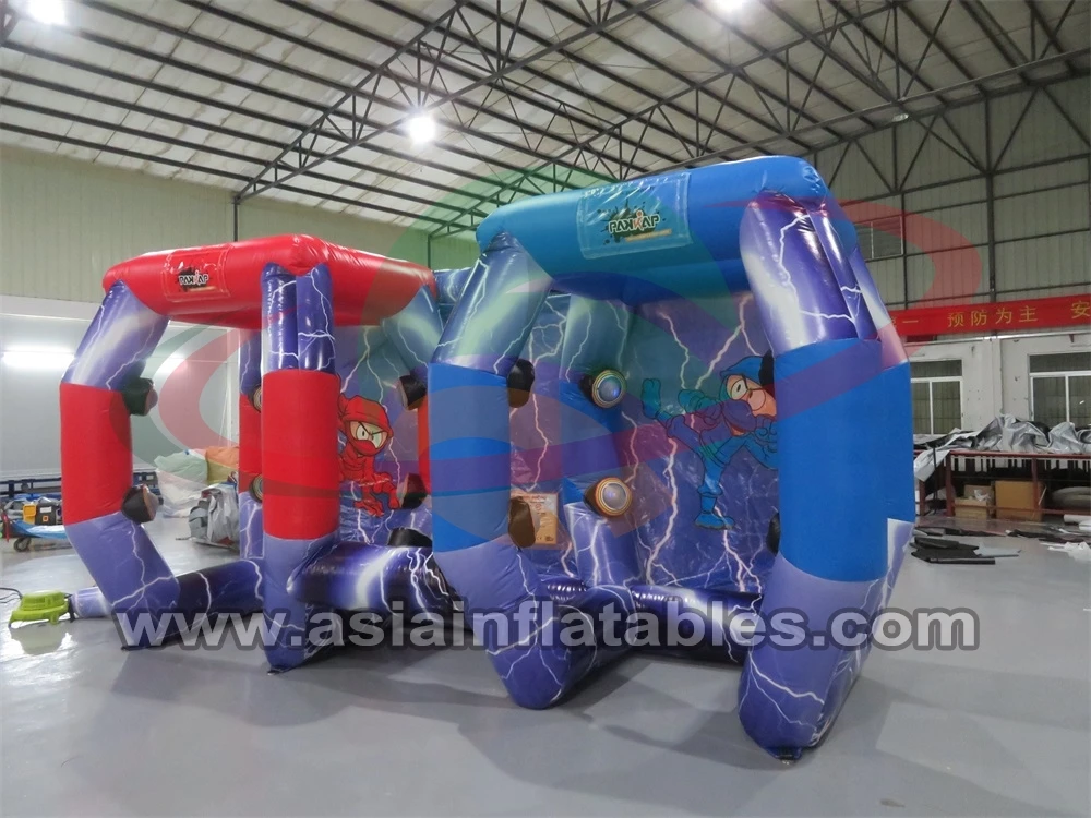 Inflatable Interactive Play System Ninja Wall Ips Inflatable Ninja ...