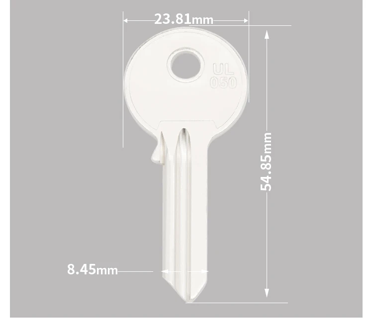 Asian Market Factory Price Custom Design Ul050 House Key Blank Nickel ...