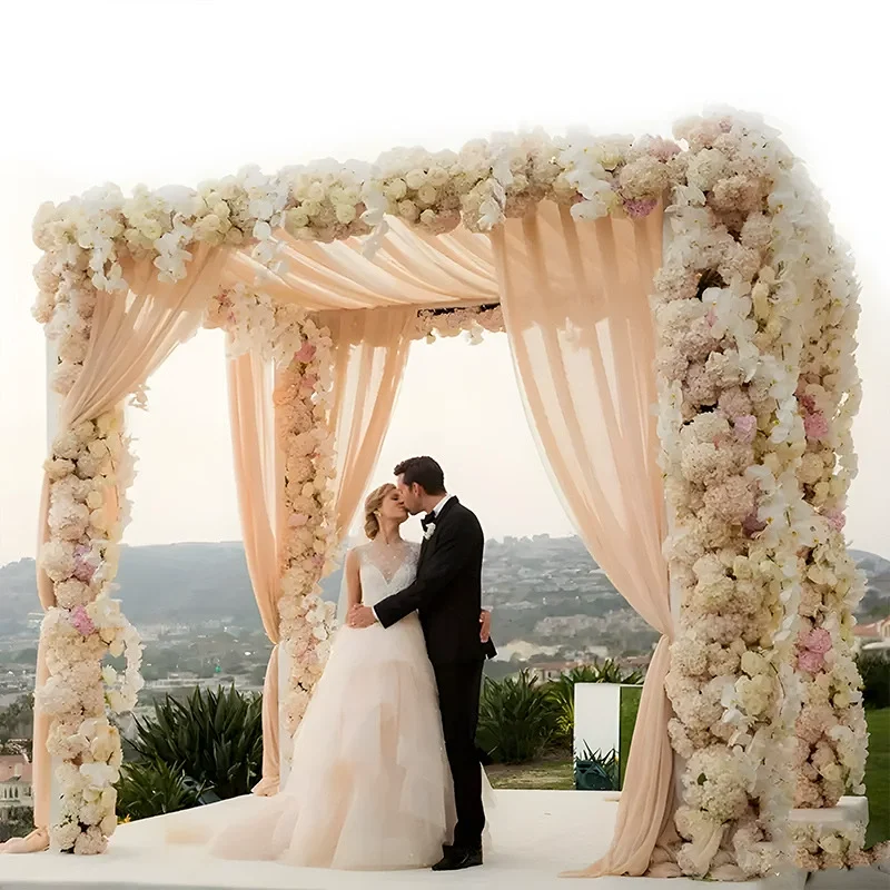 Elegant and Colorful Wedding Ceiling Draping Fabric on Luxury Curtains ...