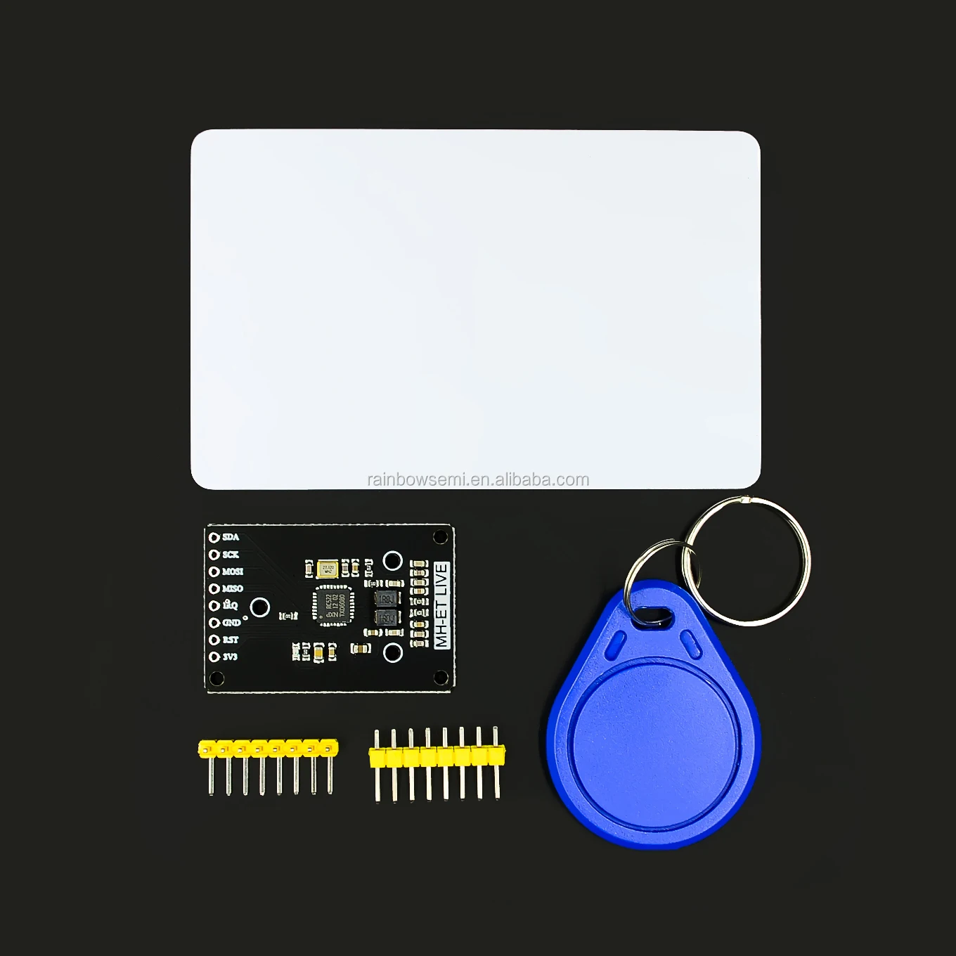 MFRC-522 RC522 RFID RF IC card inductive module mini RC522 board hot ... MFRC-522 RC522 RFID RF IC card inductive module mini RC522 board hot ...