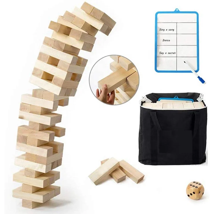 Giant Tumble Timbers - Fun and Educational Wooden Tower