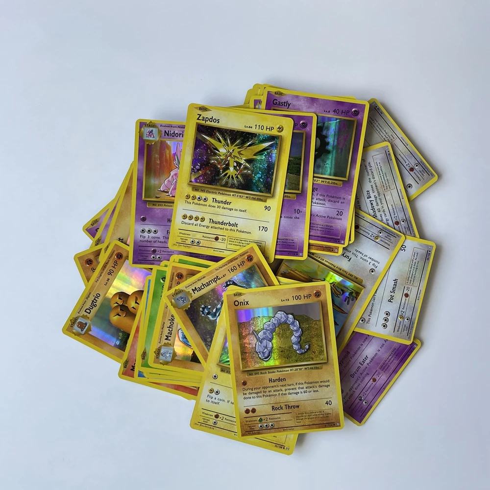 1996 Pokemon Basic - Base Set Pokemon Card Charizard Pika-chu Holo Foil ...