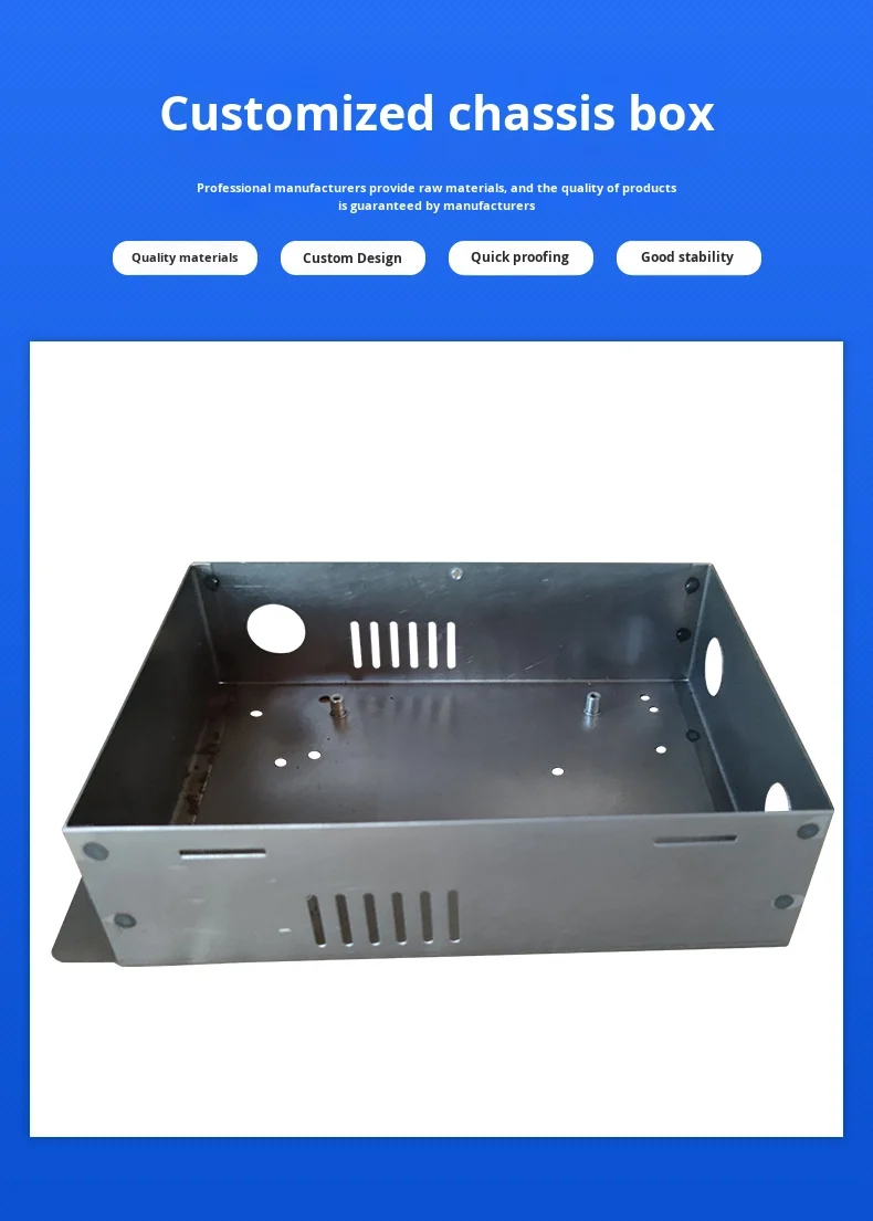 Precision Automated Sheet Metal Chassis Equipment Custom Enclosure ...