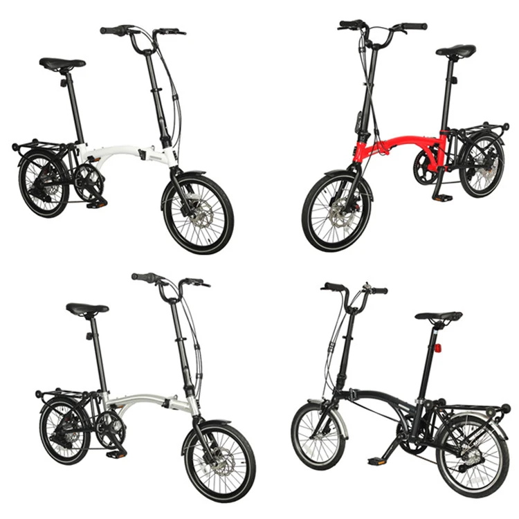 Trifold Folding Bike - 16 Inch, 7 Speed, Aluminum Frame