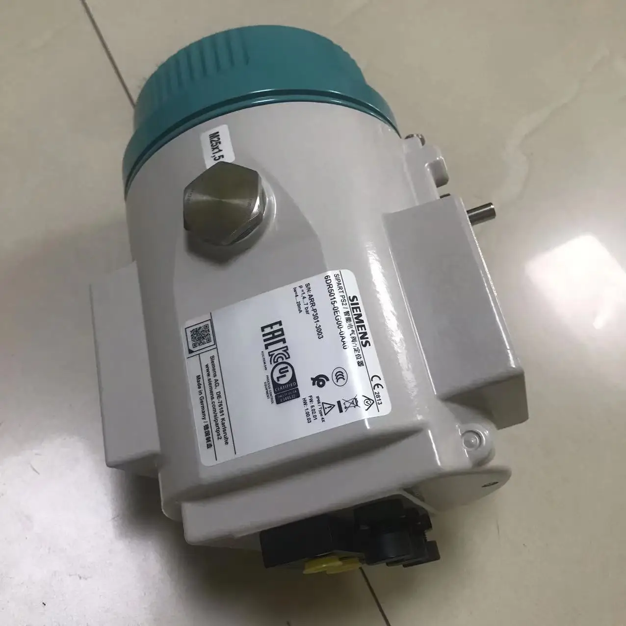 Siemens Positioner Sipart Ps2 Smart Electropneumatic Positioner 6dr5015 ...