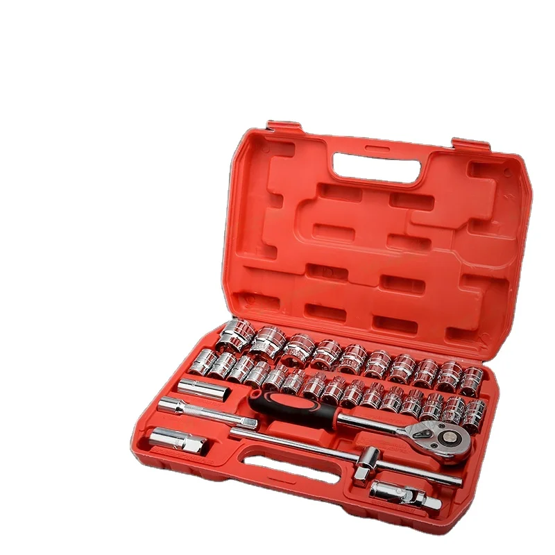 46-Piece Socket Wrench Set with Ratchet Wrench - Professional Tools Kit ...