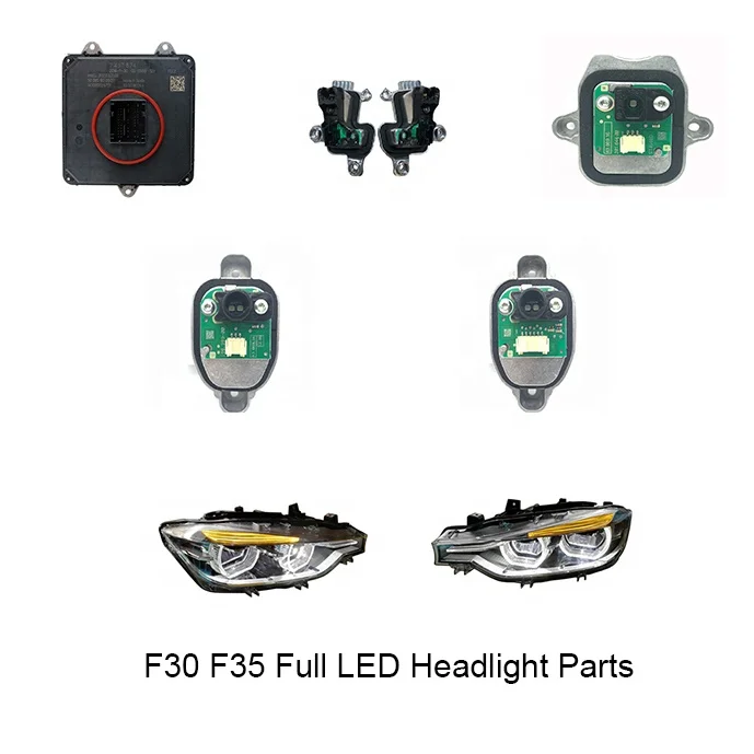 Js Full Set Led Headlight Use For Bm (w) 3 Series 2015-2018 F30 F35 Oem ...
