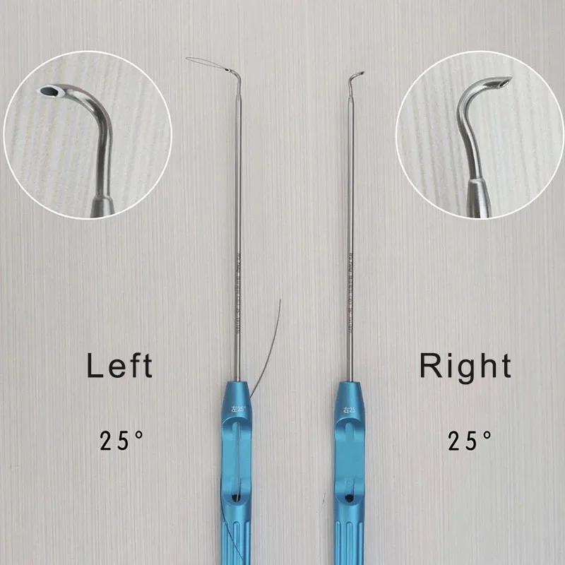 Suture Lasso Straight up Curved Suture Passer for Shoulder Arthroscopy