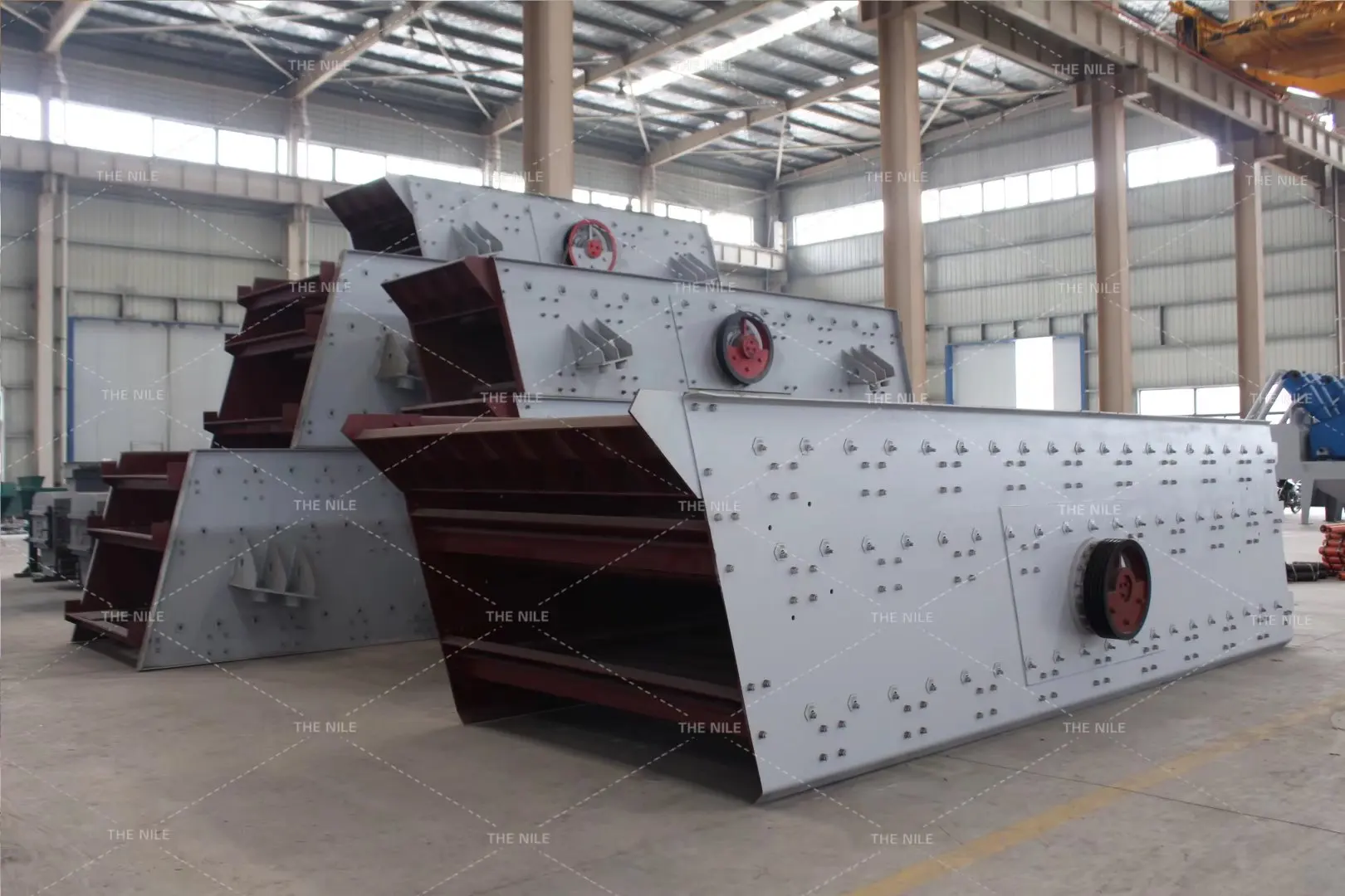Eccentric Shaft High Efficient Vibrating Screen by the Nile