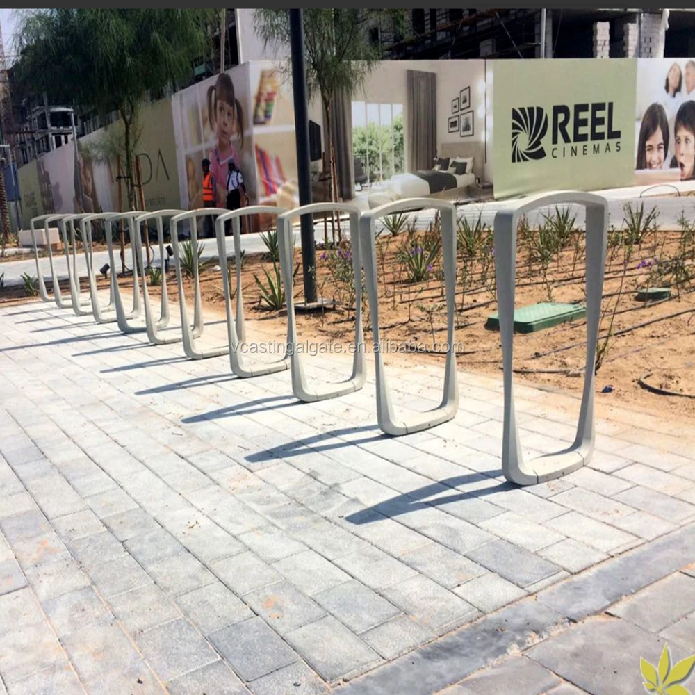 Metal Street Furniture Corten Steel Bike Rack Public Bicycle Racks ...