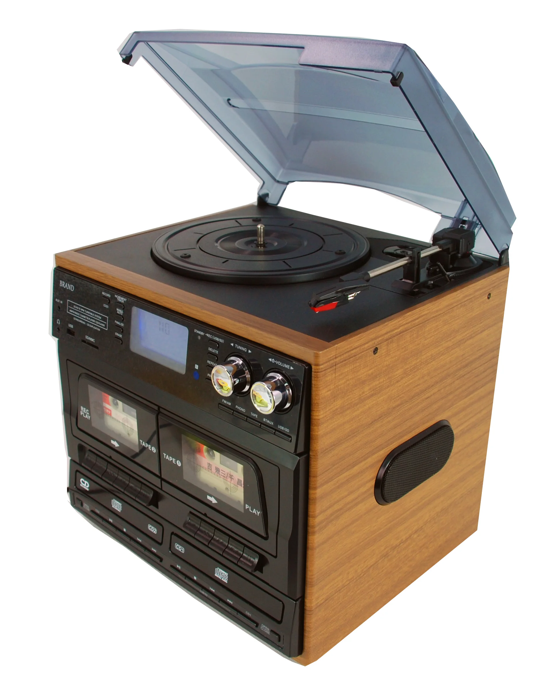 Retro Vinyl Multifunction Record Player Turntable Phonograph - Buy ...