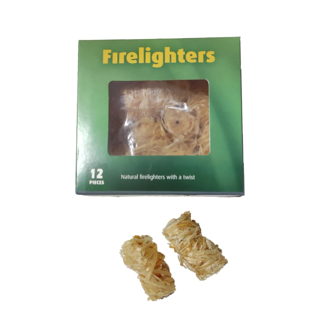 6-8 Minutes Burning Time Fuel Wood Wool Firelighter