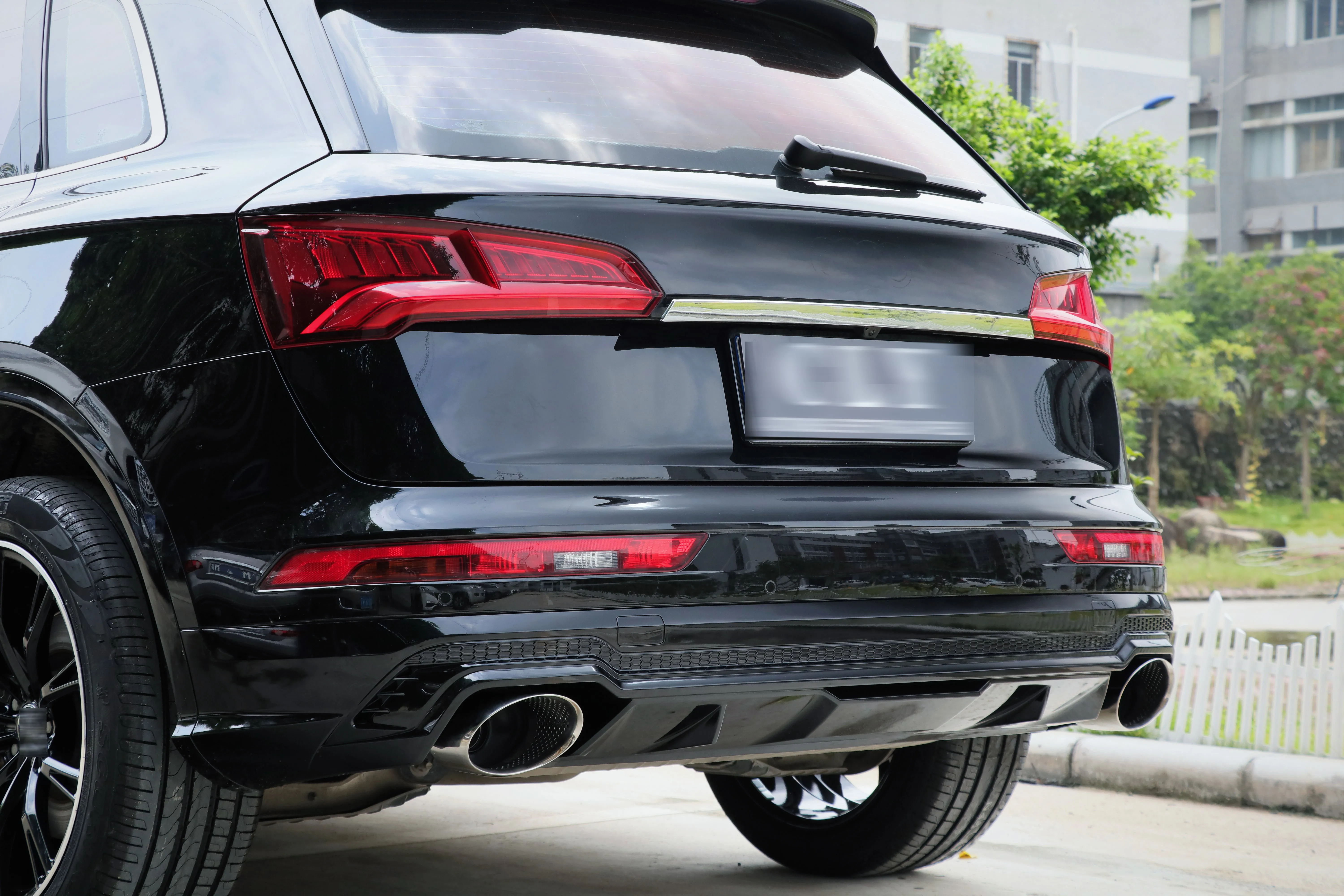 New Style For Audi Q5 Upgrade To Rsq5 Sq5 Star Shine Car Bumper 2018-in ...