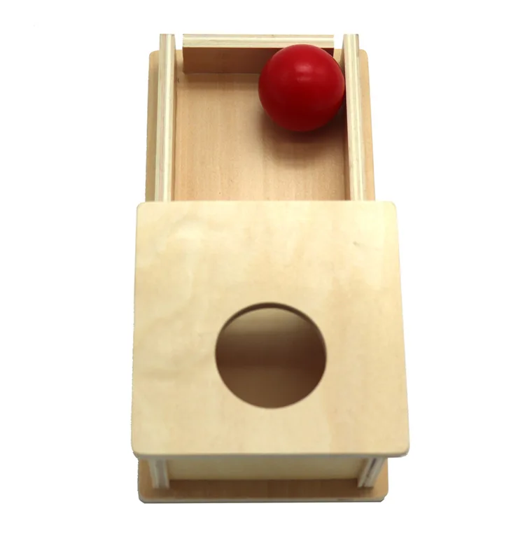Montessori Wooden Object Permanence Box - Educational Toy