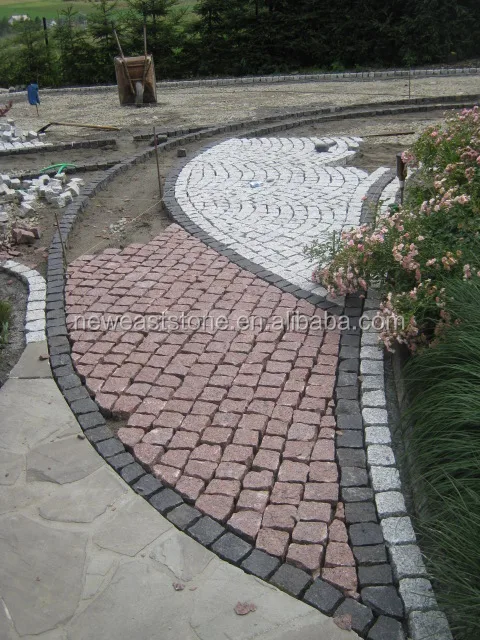Outdoor Garden Cube Cobble Road Paver Stone Block Price