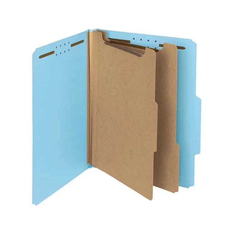 Africa Paper Manila Classification File Folder 2 Divider Assorted Color ...