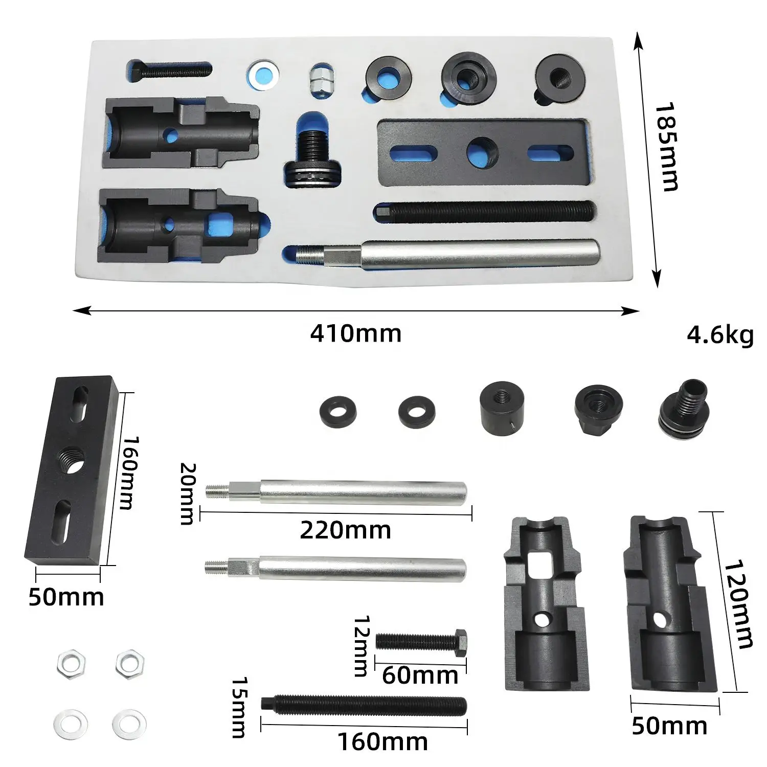 Diesel Injector Removal Tool Kit for Ford EcoBlue 2.0 Diesel ford Fuel ...