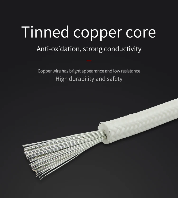 Flexible Silicone Insulated Wire High Temperature Wire 250c Fire ...