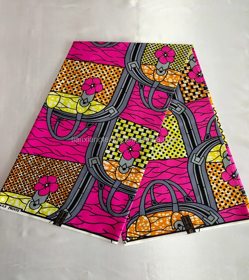 Polyester African Super Java Print Fabric African Cloth - Buy African ...