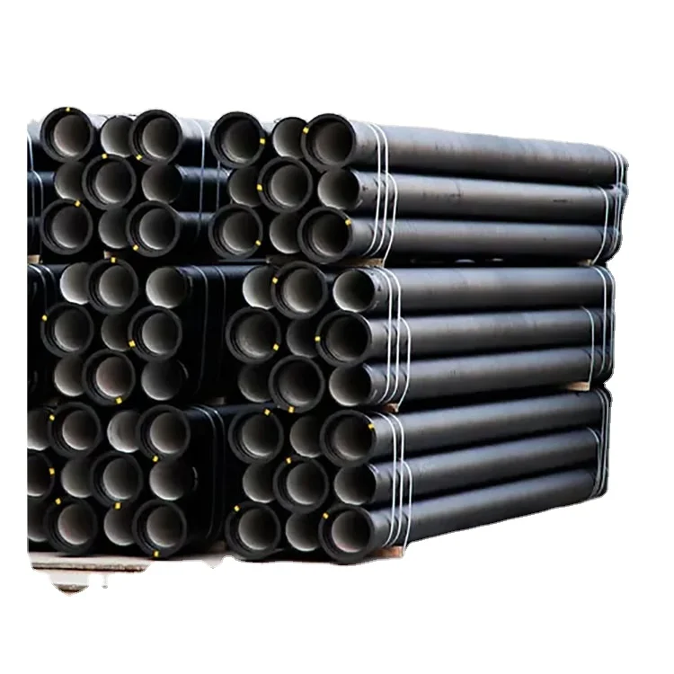 Black Ductile Iron Pipe Ductile Cast Iron Pipe K9 K8 K7 Large Diameter ...