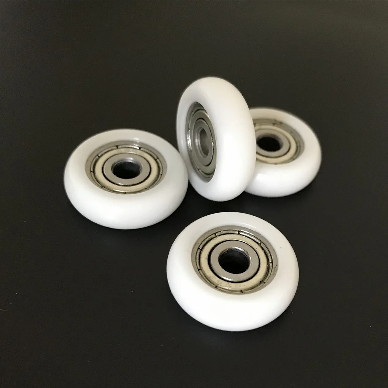 High Performance Plastic Pulley Bearings with Rubber Coating