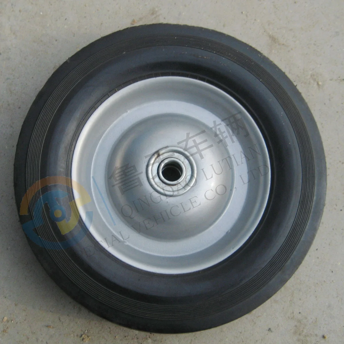 8 Inch Semi Pneumatic Rubber Wheel 8'' Light Weight Lawn Mover Wheel ...