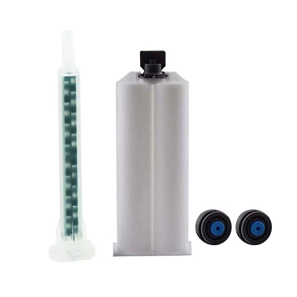 Ab Epoxy Gun Cartridge 50ml Syringe 1:1 And Resin Static Mixer Ma6-16s ...