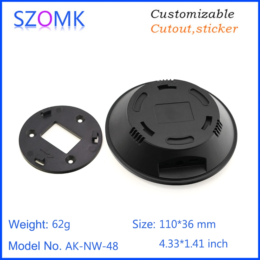 SZOMK Round Network Housing - Custom ABS Router Enclosure