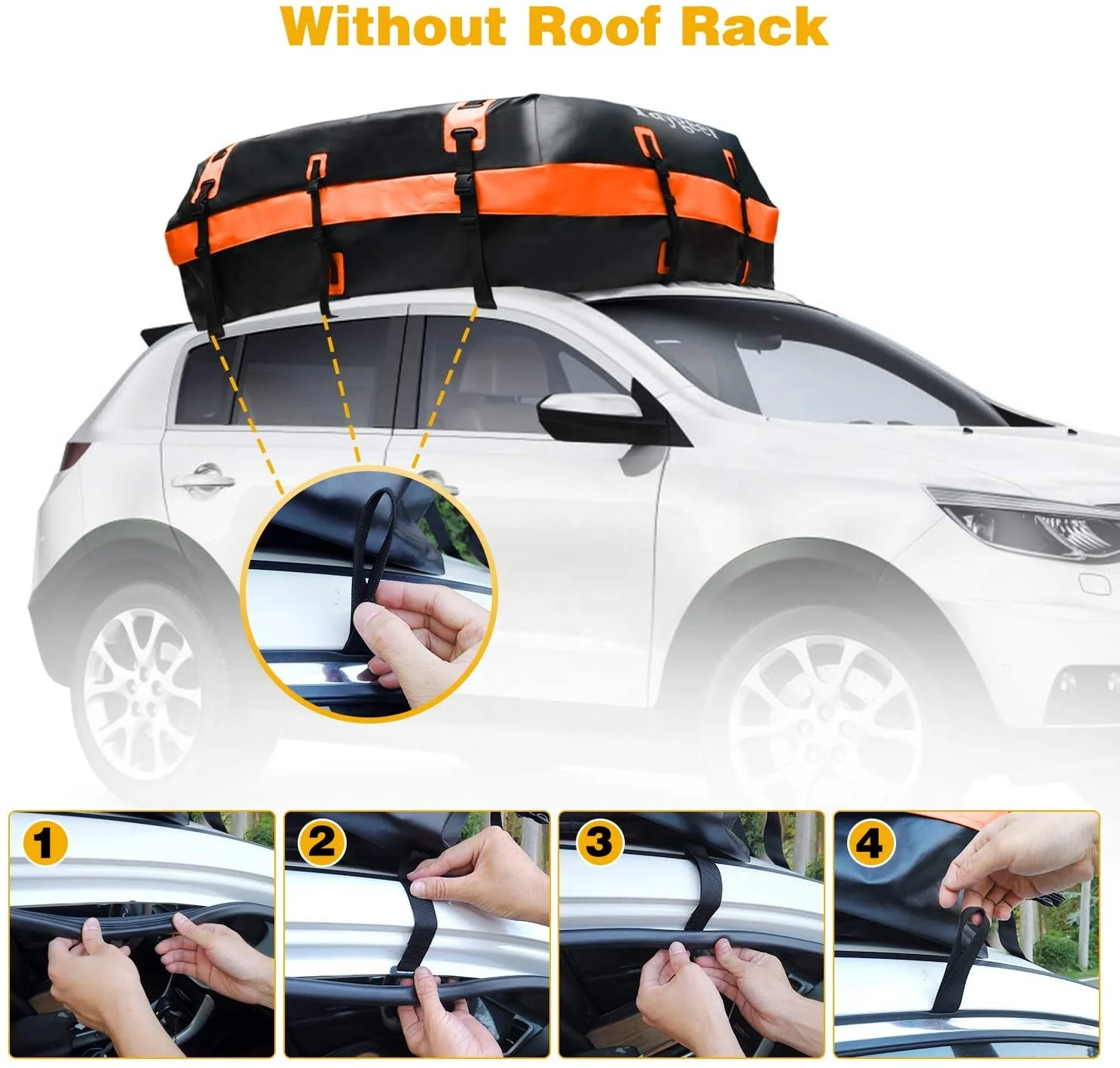 Waterproof Roof Top Luggage Carrier - Durable & Spacious