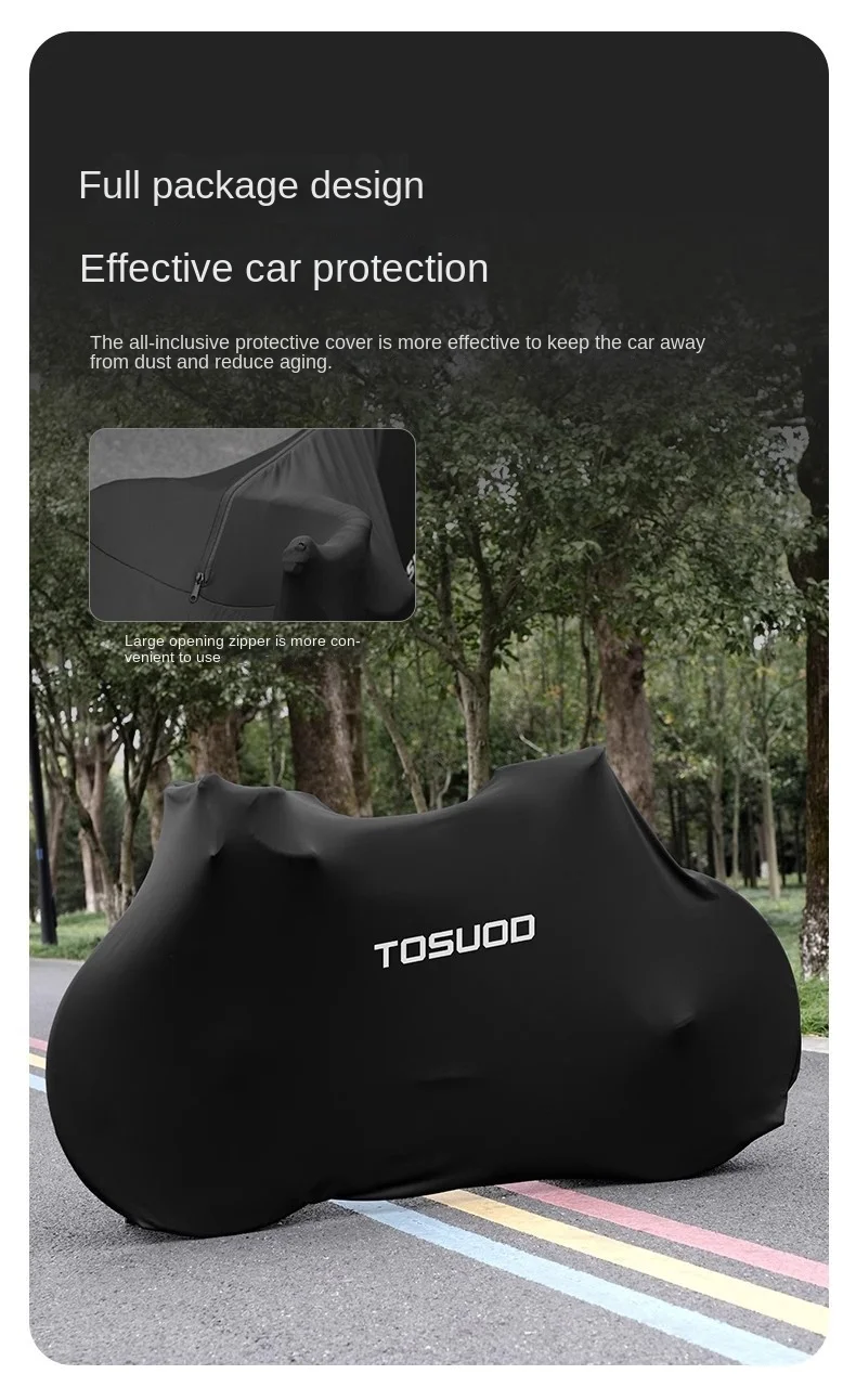 TOSUOD Universal Bicycle Dust Cover Full Wrap Protective Cover for Road ...