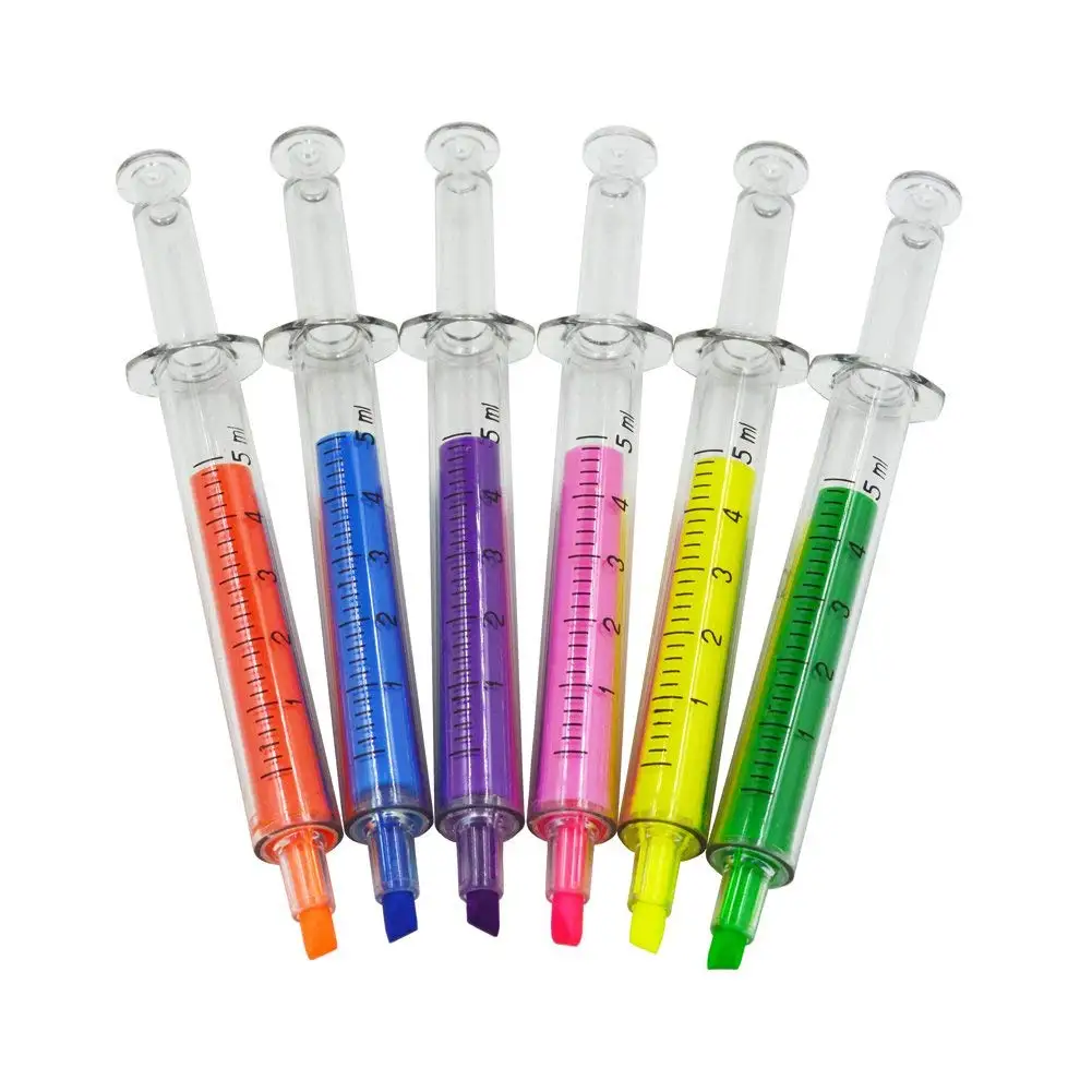 Syringe Shape Highlighter Pens Nurse Pens, Nursing Student School ...